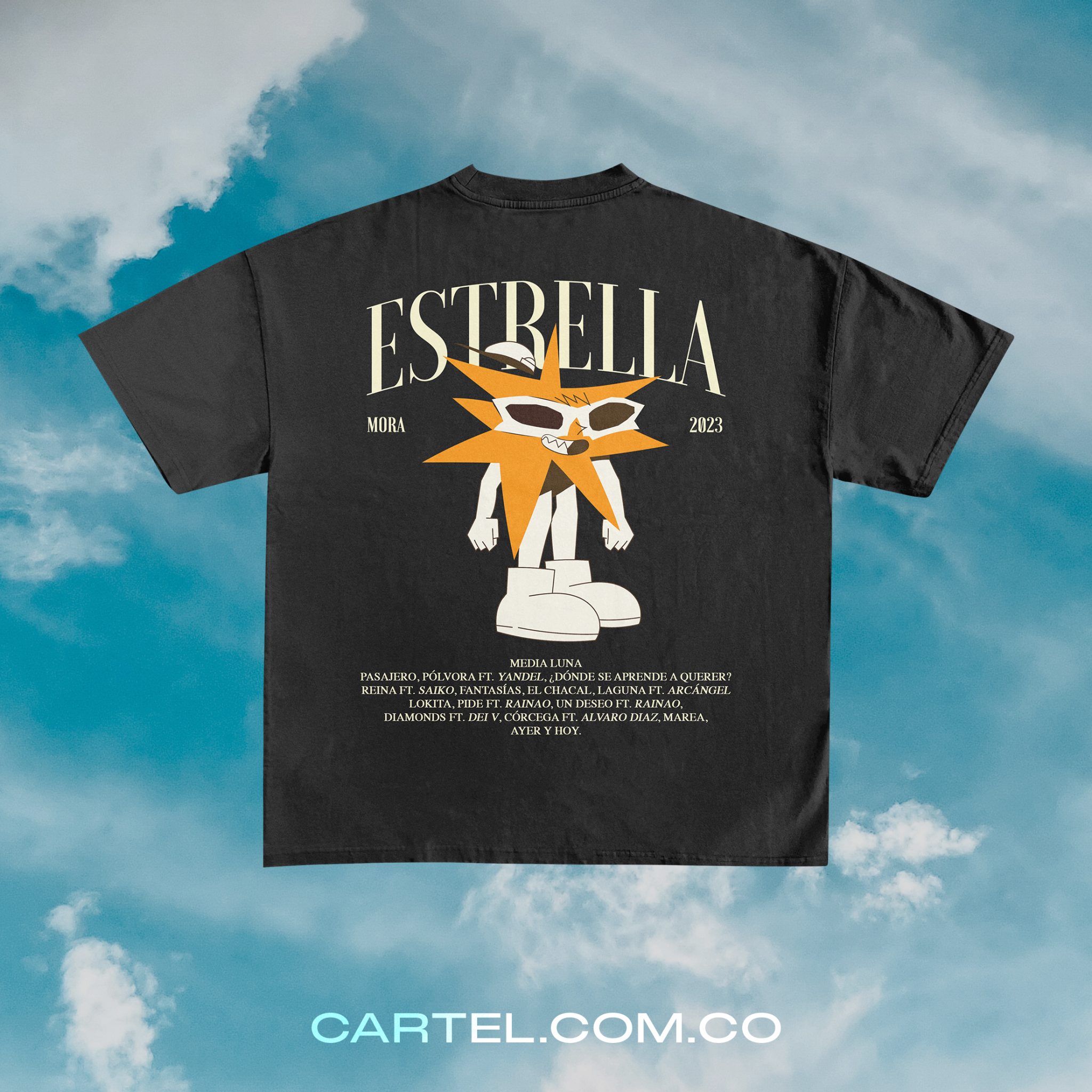 CAMISETA MORA ESTRELLA: ESTRELLA – Cartel