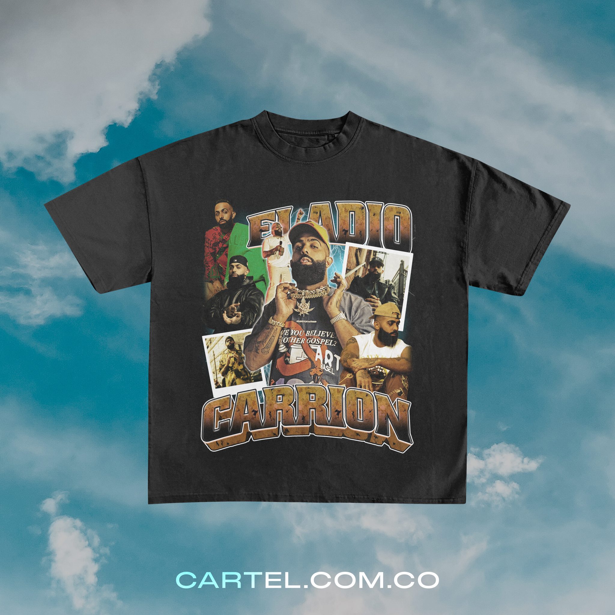 CAMISETA SEMI OVERSIZE ELADIO CARRION COLLAGE – Cartel