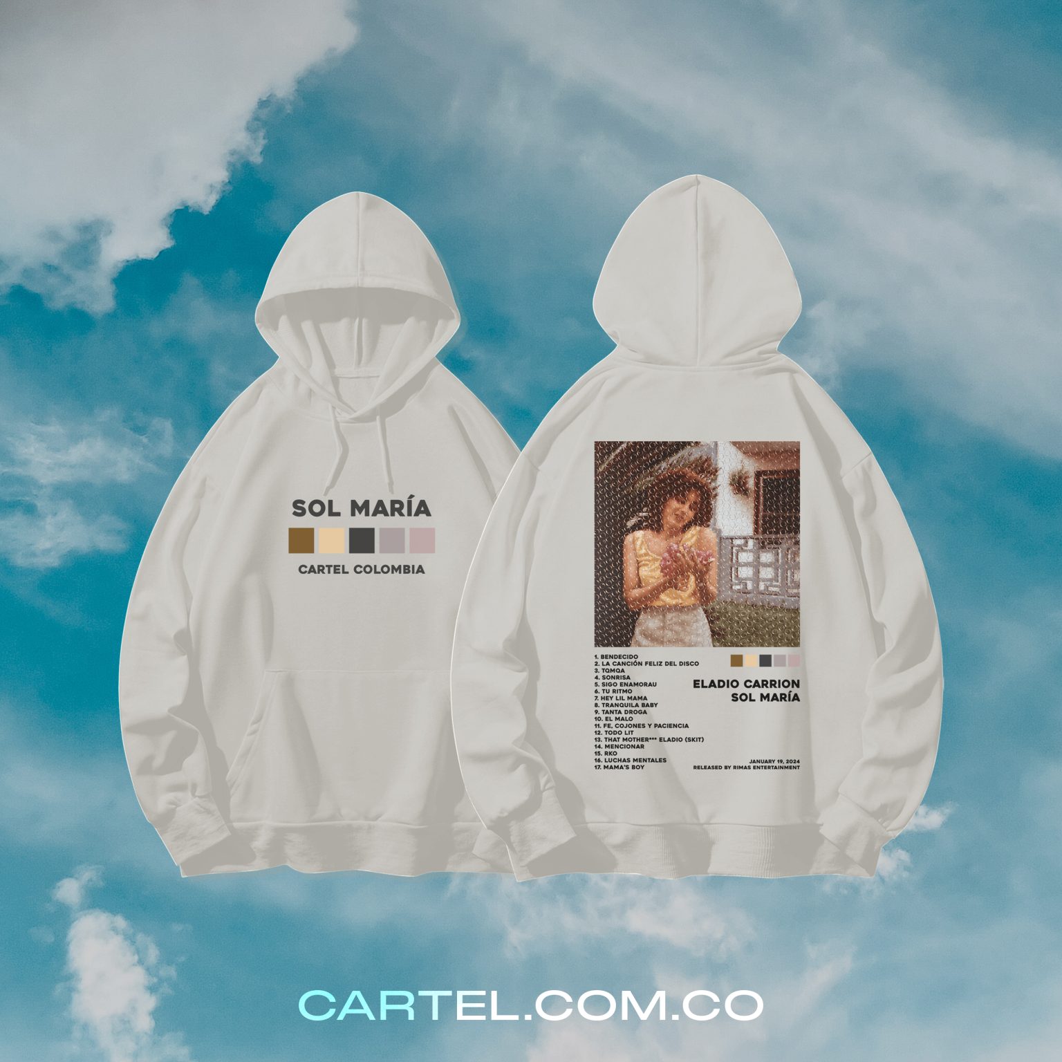 HOODIE SOL MARIA VAINILLA – Cartel