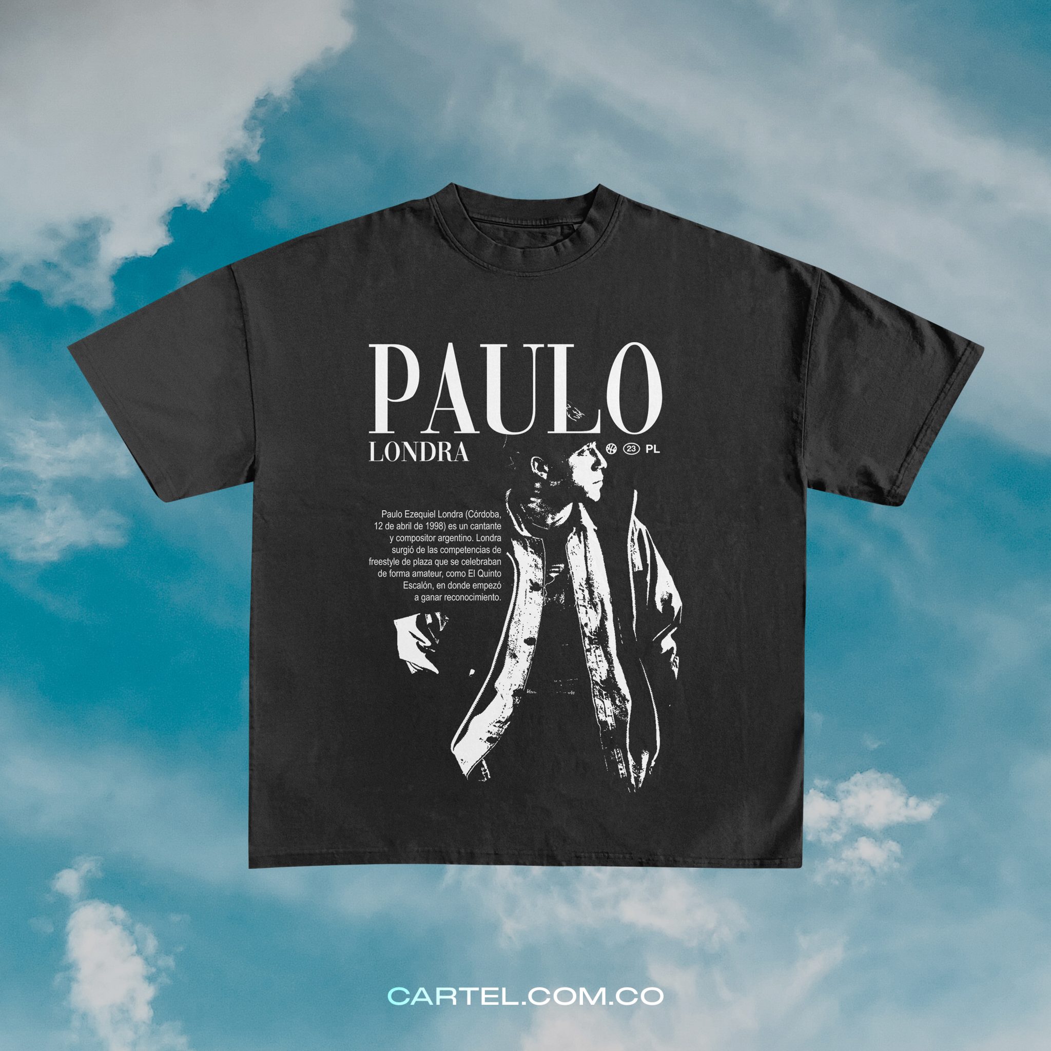 CAMISETA SEMI OVERSIZE PAULO LONDRA – Cartel