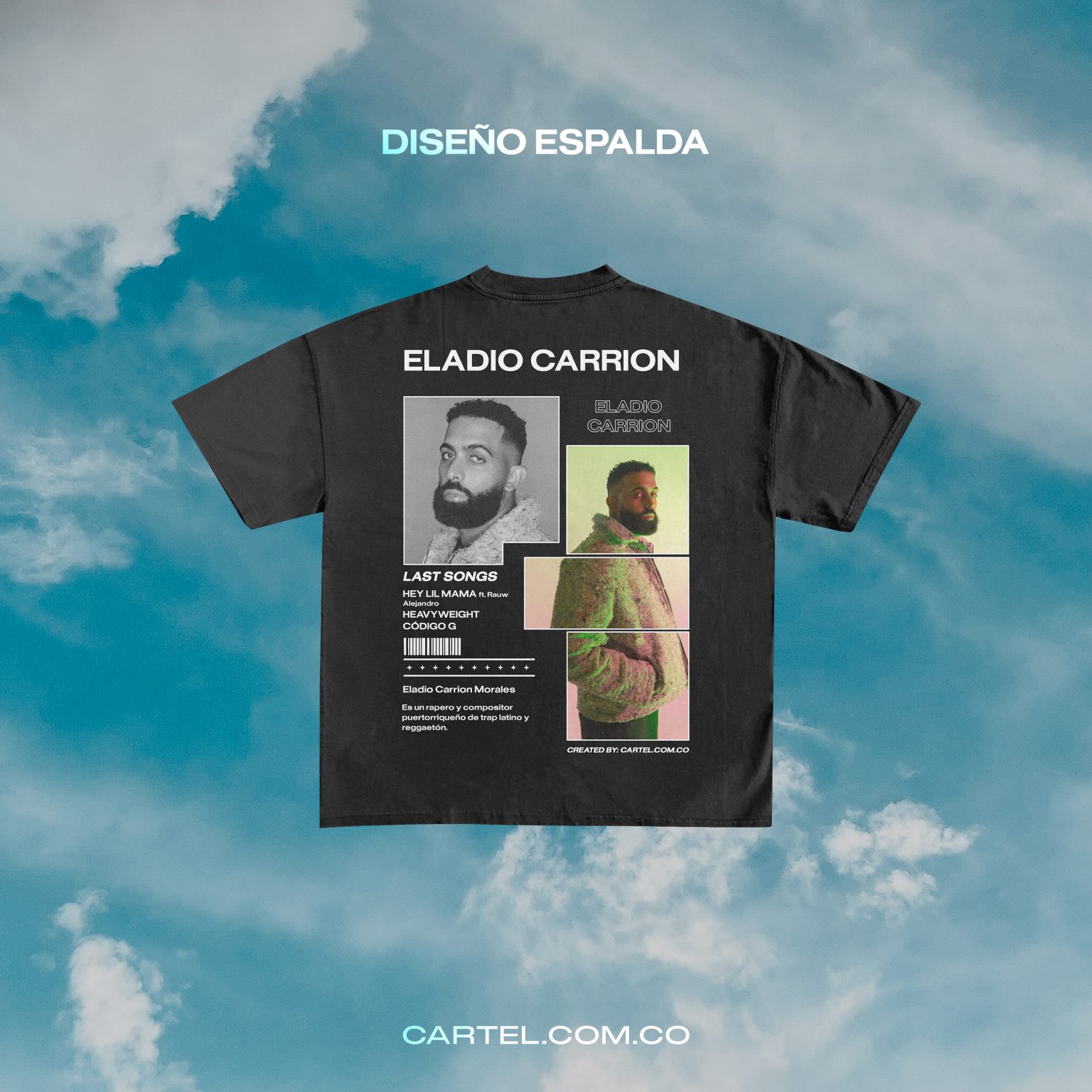 CAMISETA SEMI OVERSIZE ELADIO CARRION COLLAGE 2 – Cartel