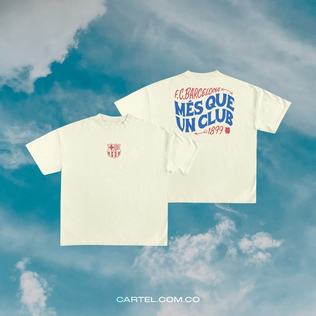 CAMISETA BARCELONA: MÉS QUE UN CLUB – Cartel
