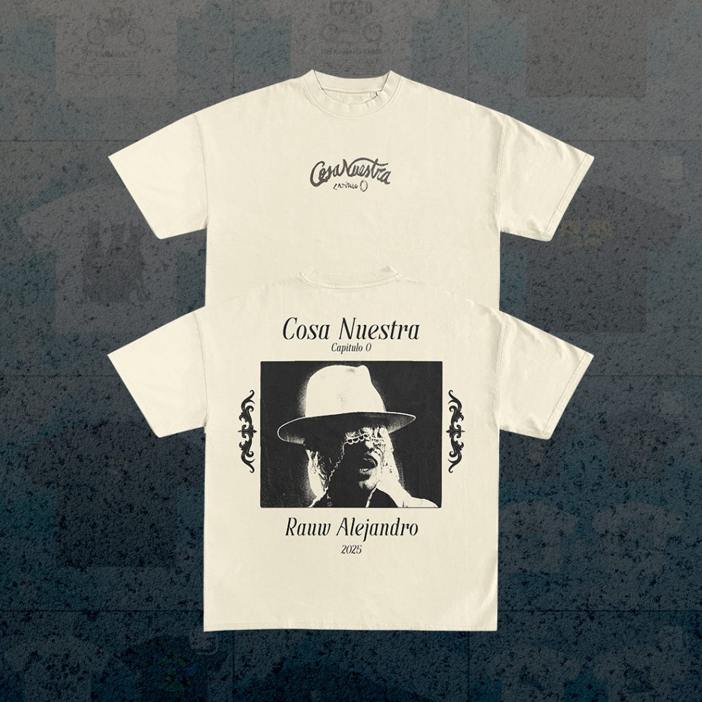 CAMISETA SEMI OVERSIZE – RAUW ALEJANDRO – COSA NUESTRA: CAPITULO 0 V.2 ...